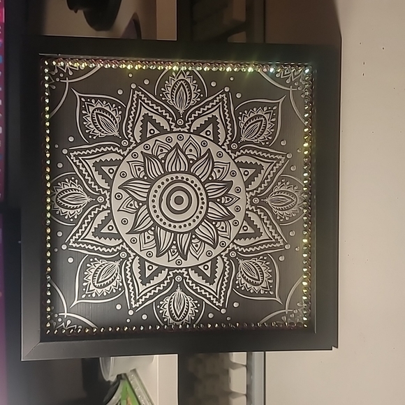 Hand Crafted | Bath | Boho Silver And Black Vanity Tray | Poshmark